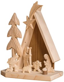 Dřevěný Vánoční Betlém velký GD510 pacyg