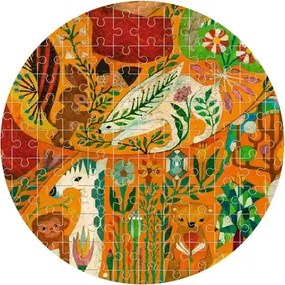 DJECO Obrysové puzzle Medvěd / 350 dílků / 61 x 46 cm