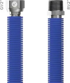 Merabell Aqua Flexi R1/2"-G1/2" modrá / Hadice / 30-60 cm