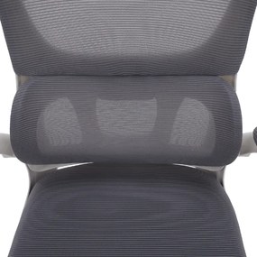 Ergonomická kancelářská židle IMPERIAL - šedá síťovina