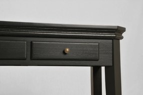 Konzolový stolek Cesena 128 cm z masivu černý