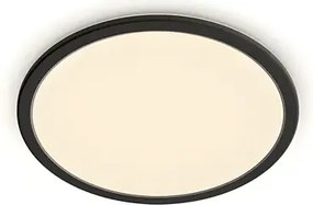 Philips SuperSlim CL550 černá / Stropní LED svítidlo / 15W / 2700K / O