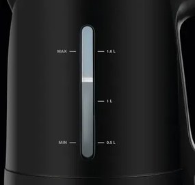 Krups BW 2448 černá / Varná konvice / 1,6 l / 2400 W / plast