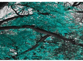 Pětidílný obraz tyrkysová krajina II + háčky a hřebíčky ZDARMA Velikost (šířka x výška): 150x60 cm