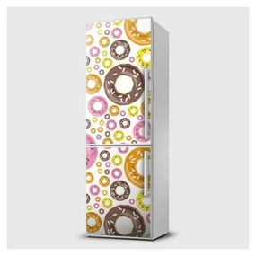 E-shop24, Pi5SL339, Rozměr 65x120 cm, Fototapeta samolepící na lednice - Donuts