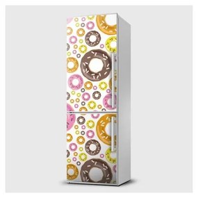 E-shop24, Pi51SL339, Rozměr 65x180 cm, Fototapeta samolepící na lednice - Donuts