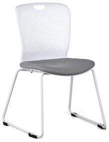 Plastová židle DOT, šedá