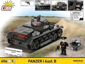 COBI 2660 Panzer I Ausf. B / Stavebnice / 654 dílů / 1 figurka / 1:28