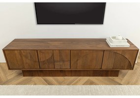 Massive home | Televizní stolek Art Deco 200cm masiv hnědé mango