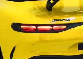 Elektrické autíčko Mercedes Benz GT63 AMG žluté
