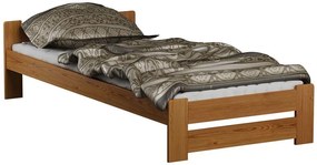 ImportWorld Dřevěná postel Viktor 90x200 + rošt ZDARMA (Barva dřeva: Olše)