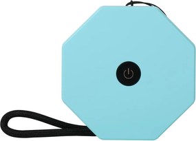 Bílá/tyrkysová přenosná světelná dekorace na USB ø 8 cm Twist – Gingko