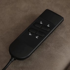 Polohovací křeslo béžové, elektrické TV-L8902 LAN3