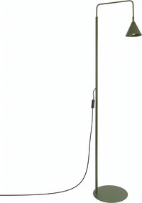 Sollux Lighting Stojací lampa NOX olivově zelená