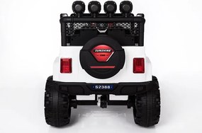 LEAN CARS Elektrické autíčko Jeep S2388 bílé 4x45W