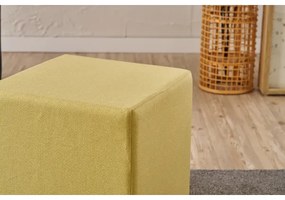 Taburet CUBI 40x40 cm žlutá