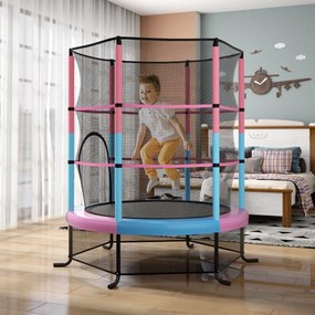 Costway Zahradní trampolína Ø165 cm s ochrannou sítí trampolína