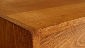 Dřevěná komoda Postelia PATTI 4 zásuvky 100x45 cm z masivu