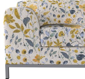 Potah na pohovku IKEA  Kramfors 2-místná barva žlutá látka pletený vzor, vzorované