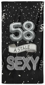 Osuška Stále sexy – černá (věk: 58)
