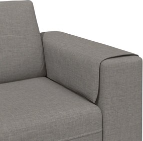 Pohovka do obývacího pokoje 3 ks Taupe Polyester 3335117