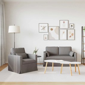 Set pohovek 2 ks Taupe textil 3407497