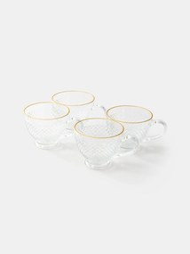 Sinsay - Skleněné hrnky 4 pack - clear
