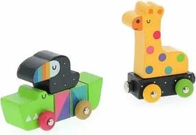Vilac Barevný vláček zvířatka Andy Westfac / od 1,5 let