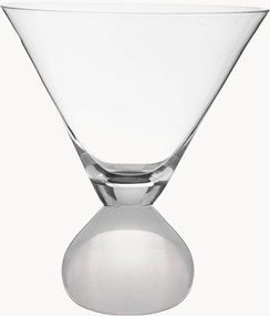 Sada ručně vyrobených křišťálových sklenic na martini Zephyr, 2 díly