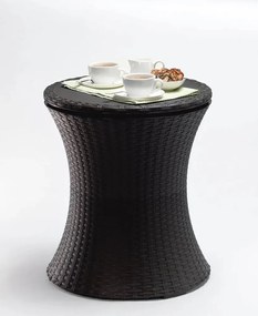 Kulatý zahradní stolek se zásobníkem na led 49.5x49.5 cm Cool – Keter