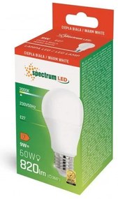 Spectrum LED LED žárovka studená E27 230V 9W WOJ+14610