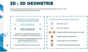 MAGFORMERS Výukové karty Geometrie 3: 2D a 3D geometrie