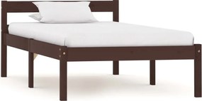 vidaXL Rám postele masivní borové dřevo 100 x 200 cm [283197] Barva: Šedá