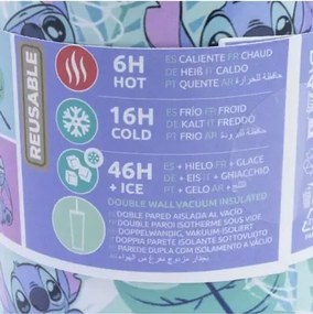STOR Termohrnek Stitch / Termohrnek / Nerezová ocel / 770 ml / S brčke