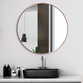 Zrcadlo Slim Copper Rozměr: ø 55 cm