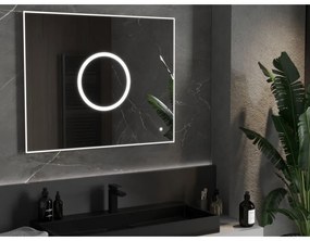 Mexen Koga, LED koupelnové zrcadlo s podsvícením 100 x 80 cm, 6000K, ochrana proti zamlžování, 9821-100-080-611-00