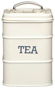 Krémová plechová dóza na čaj Kitchen Craft Nostalgia