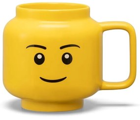 Žlutý keramický dětský hrnek 530 ml Head – LEGO®