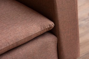 Hanah Home Rohová pohovka LUNGO MINI světle hnědá