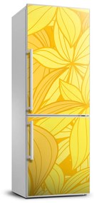 Wallmuralia Fototapeta samolepící na ledničku Žluté květiny 60x180 cm
