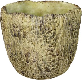 Cementový květináč se vzorem L- Ø 20*18 cm