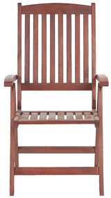 Set 6 ks. zahradních židlí TRATORIA (tmavě červená + béžová + šedá). 1026936