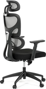 Ergonomická kancelářská židle LEXON - šedá síťovina