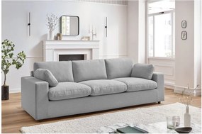 Světle šedá pohovka 250 cm Belair – Bobochic Paris
