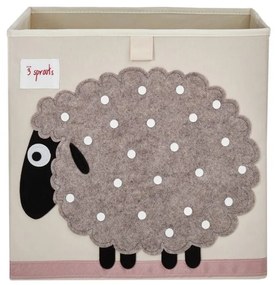 3 SPROUTS Úložný box 3 Sprouts Hedgehog Gray