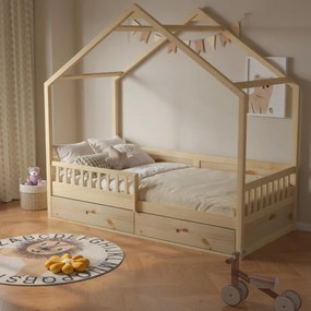 Postel Montessori BIANKA, 90x200, masiv přírodní Kondela 0000396818