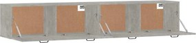Nástěnné skříňky 2 ks betonově šedé 100x36,5x35 cm kompozit 3115671