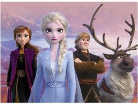 DINO DŘEVO Kubus Frozen 2 (Ledové Království) kostky obrázkové set 12ks dn641297