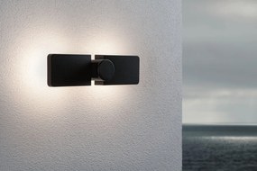 Paulmann 94766 Pekana, flexibilní antracitové venkovní nástěnné svítidlo LED 2x6W 3000K, šířka 24cm, IP44