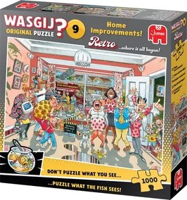 JUMBO Puzzle WASGIJ Retro Original 9: Domácí vylepšení! / 1000 dílků /